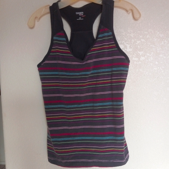 Danskin Now | Tops | Woman Razorback Yoga Activewear Gym Spandex Top M ...